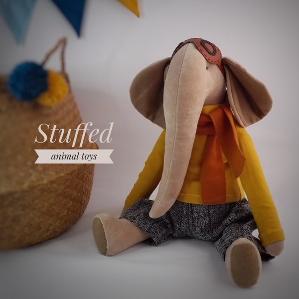 Linen Stuffed Animal - Etsy