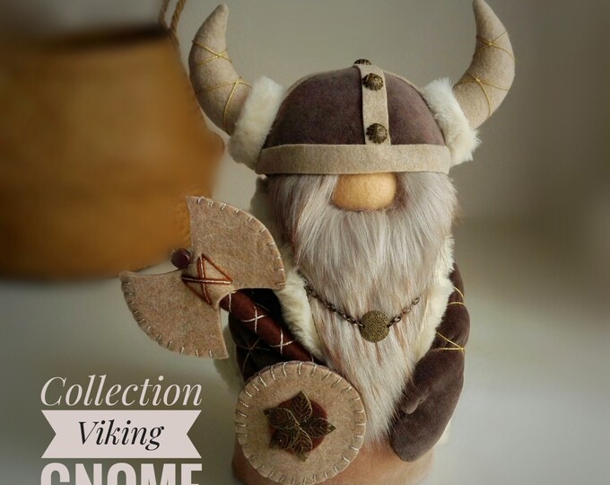 Large Viking Gnome,handmade Gift for Dad,vikings Decor - Etsy