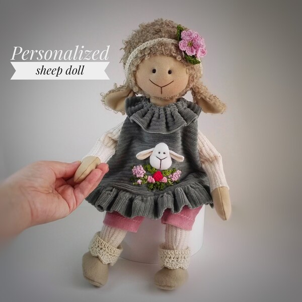 Stuffed Sheep - Etsy