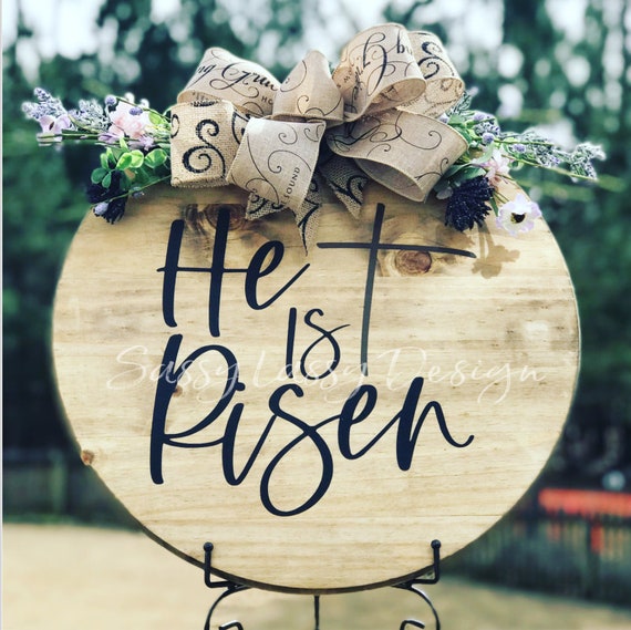 Easter Sign Welcome Sign Door Sign Wood Door Sign | Etsy