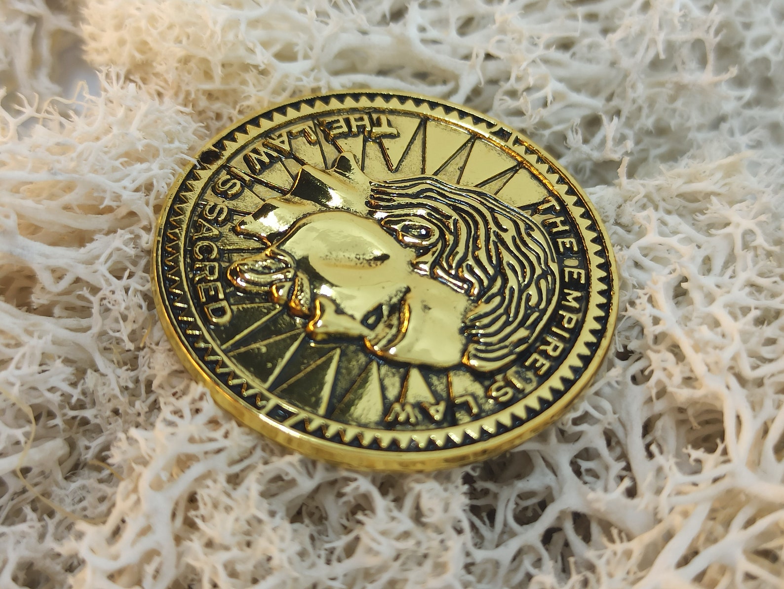 Akatosh Coin Dragonborn Symbol Skyrim Memorabilia Talos Coin Elder ...