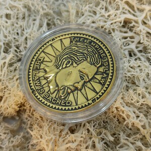 Akatosh Coin Dragonborn Symbol Skyrim Memorabilia Talos Coin Elder ...