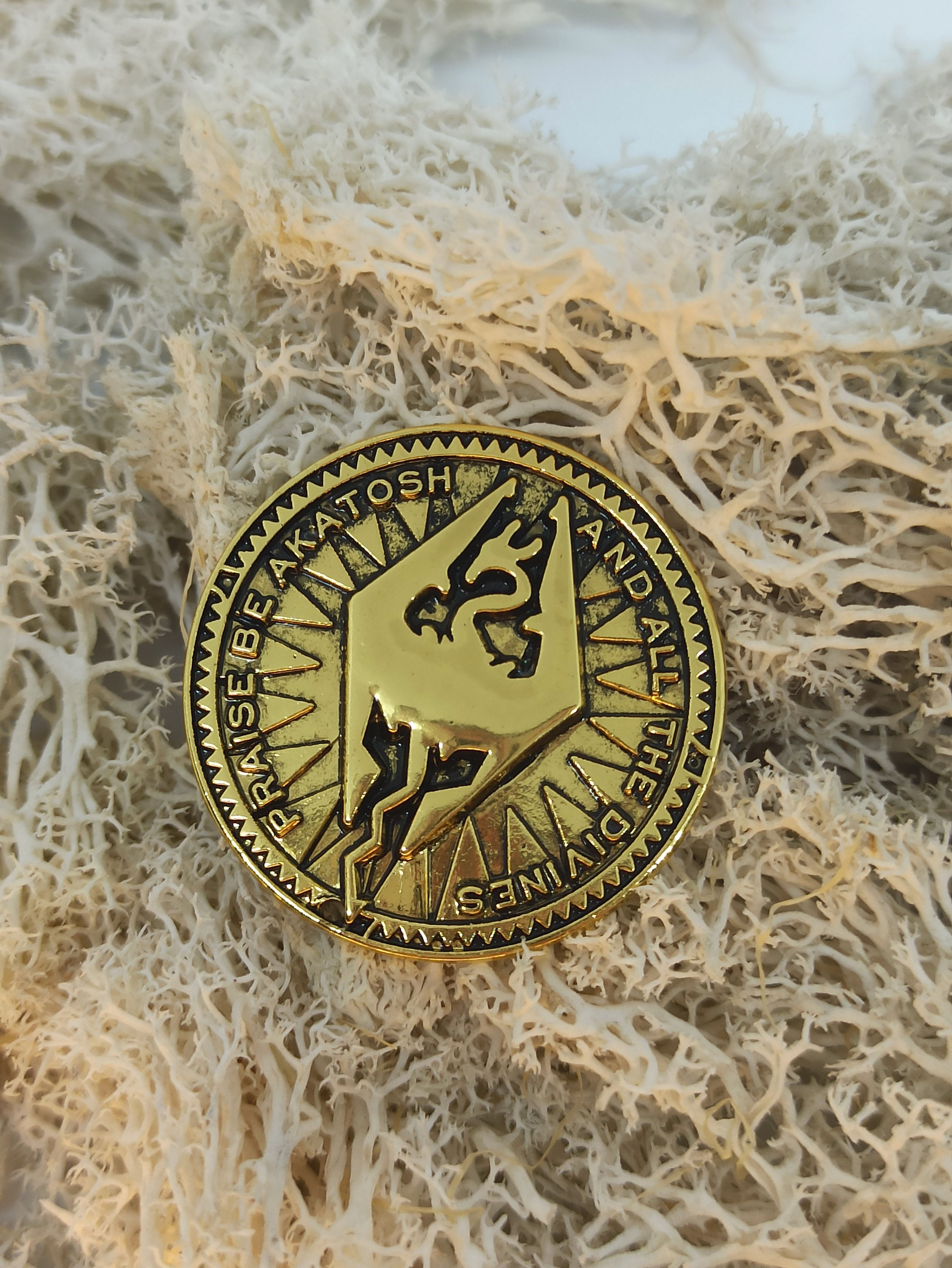 Akatosh Coin Dragonborn Symbol Skyrim Memorabilia Talos Coin Elder ...