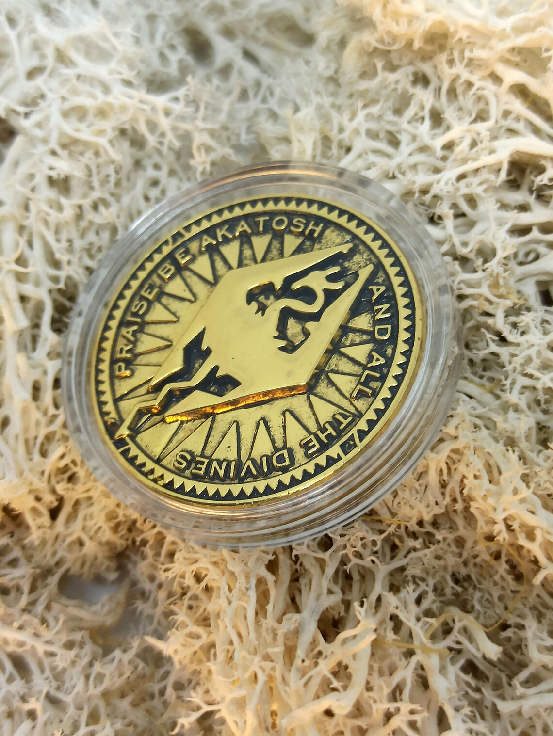 Akatosh Coin Dragonborn Symbol Skyrim Memorabilia Talos Coin Elder ...