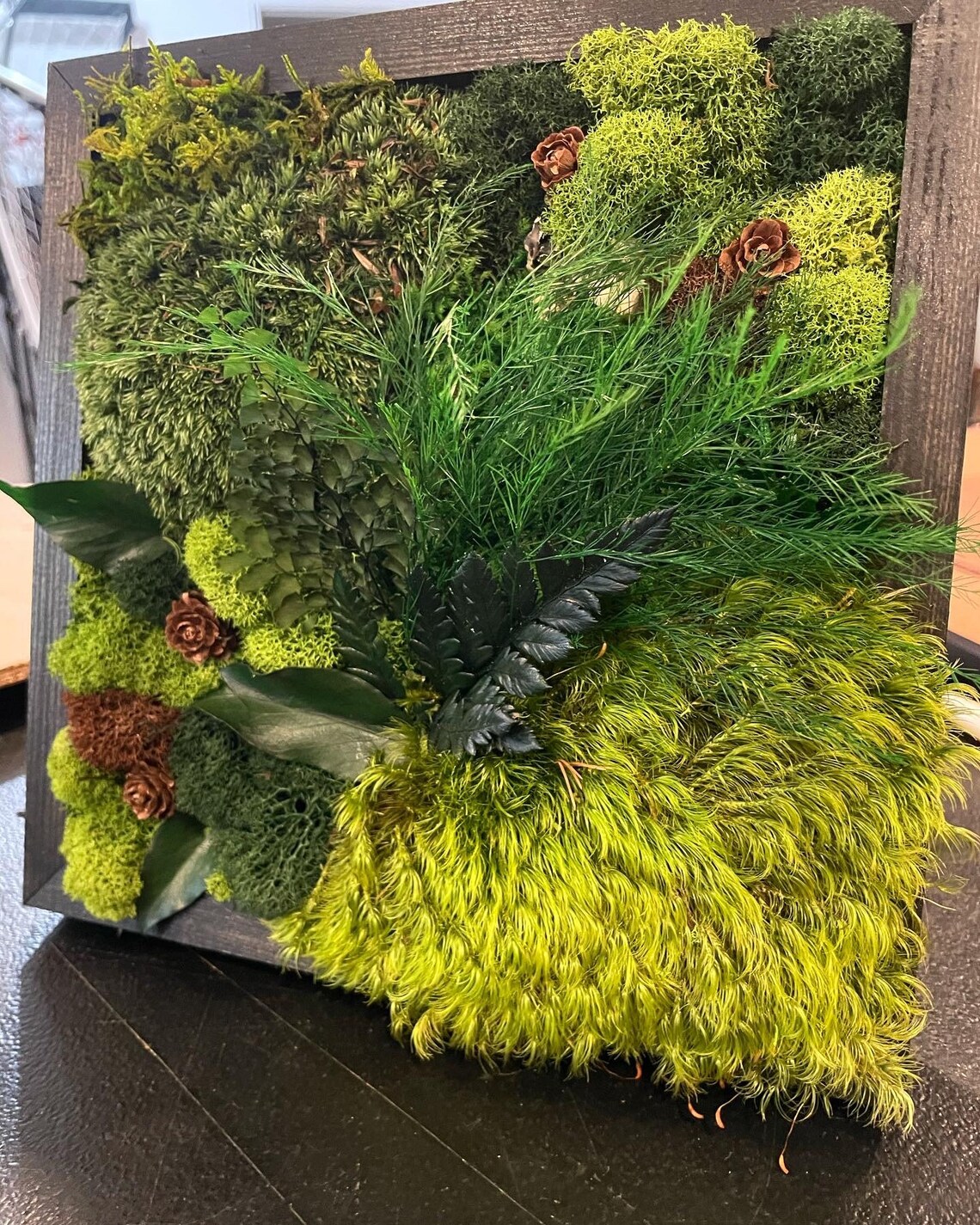 12x16 Moss Art Work Moss Art Preserved Moss Art. Home - Etsy
