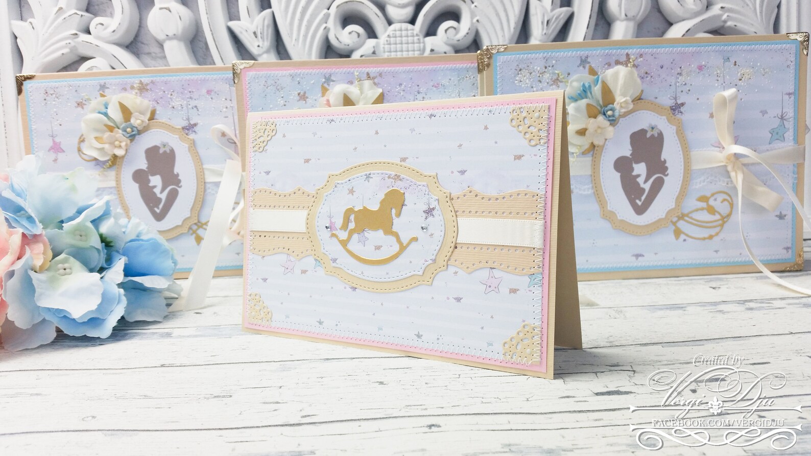 Personalized Baby Card for Birth or Christening Sewn - Etsy