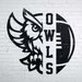 Owls Football SVG, Owls Football Cut File, Football Silhouette & Cricut ...