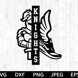 Knights Track and Field SVG, Knights SVG, Knights Cut File, Track and ...