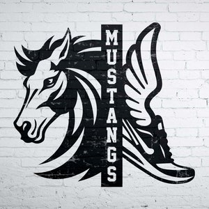 Mustangs Track and Field SVG, Mustangs SVG, Mustangs Cut File, Track ...