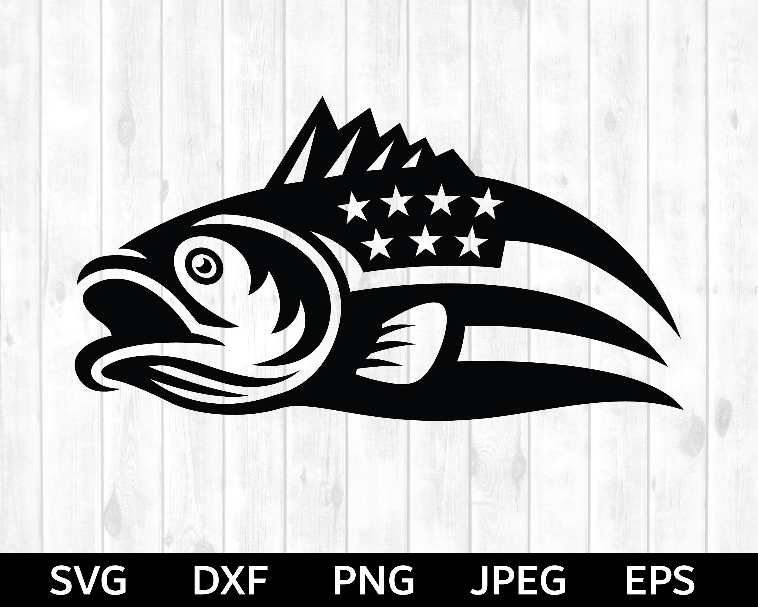 Fish Flag SVG Fishing SVG Fishing America Bass SVG - Etsy