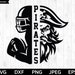 Pirates Football SVG, Pirates SVG, Football Cut File, Football ...