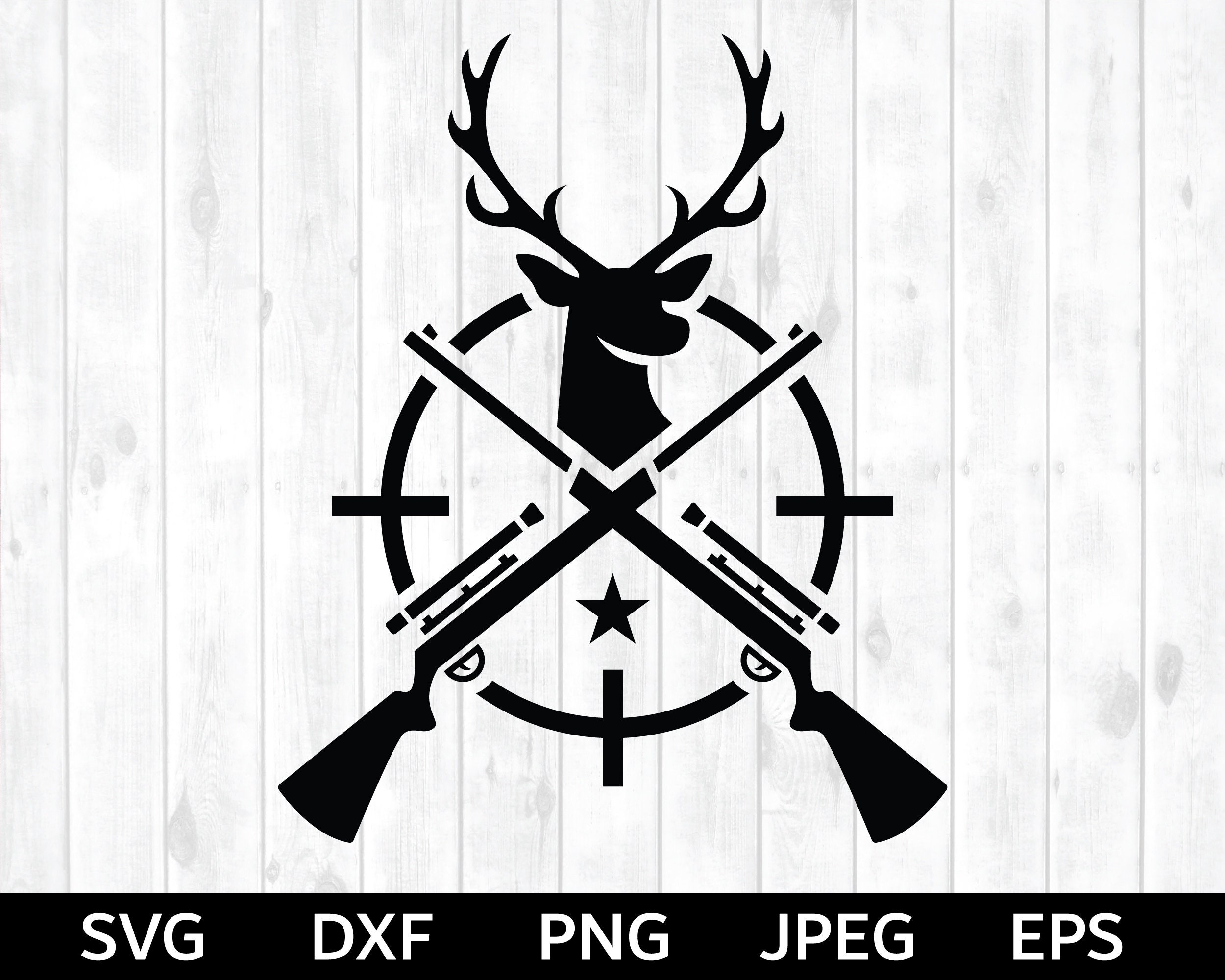 Hunting SVG Deer Hunting SVG Hunting Cut File Hunting | Etsy