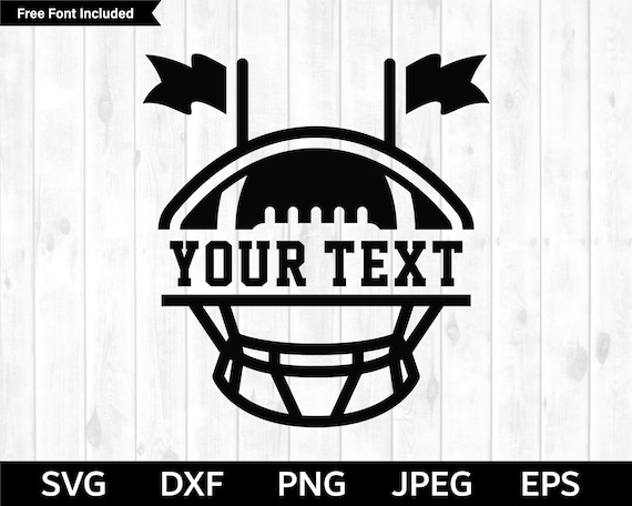 Football SVG Fantasy Football SVG Football Silhouette & | Etsy