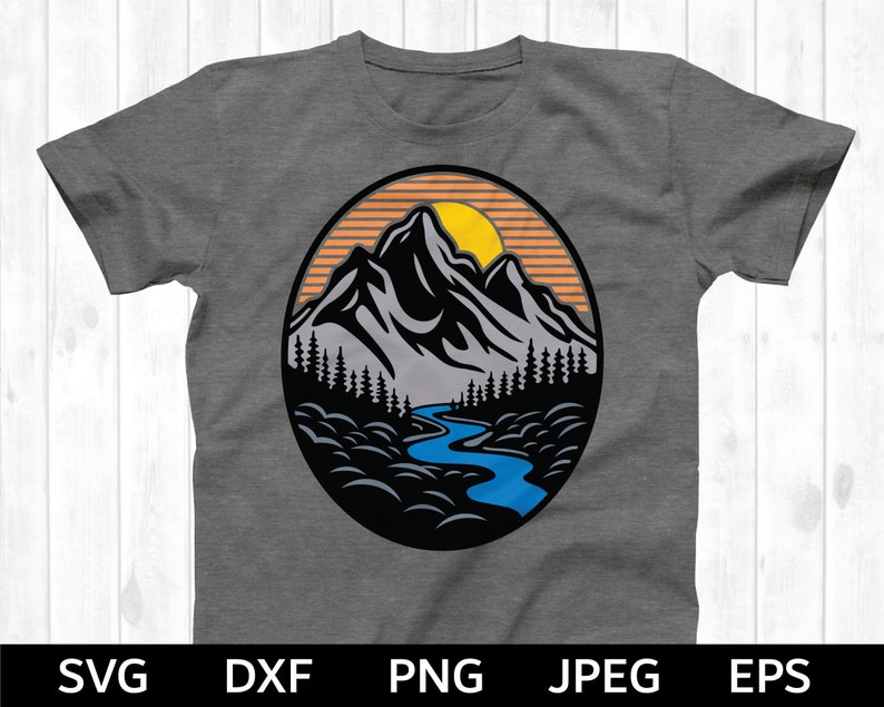 Outdoors Svg Mountains Svg Outdoors Svg Files for Cricut - Etsy