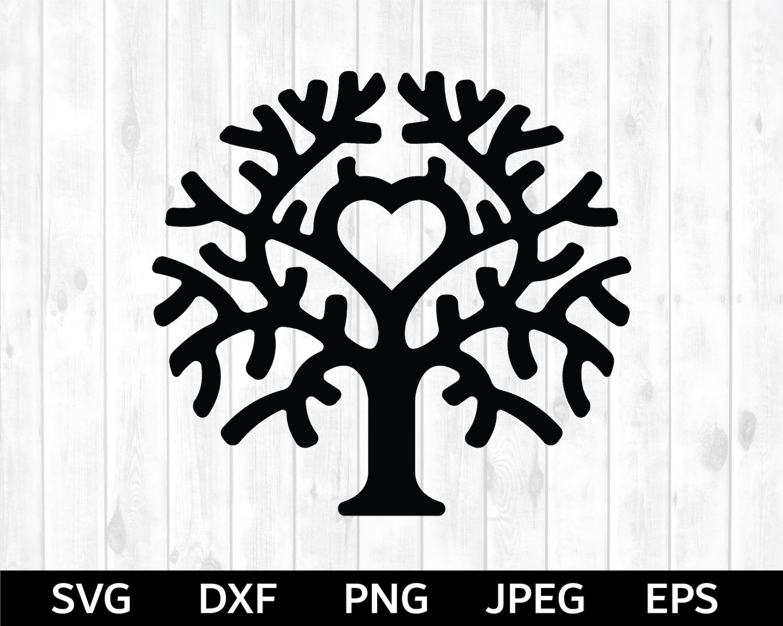 Heart Tree SVG, Family Tree SVG, Love Tree SVG - Etsy Canada