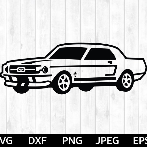 Mustang Svg - Etsy