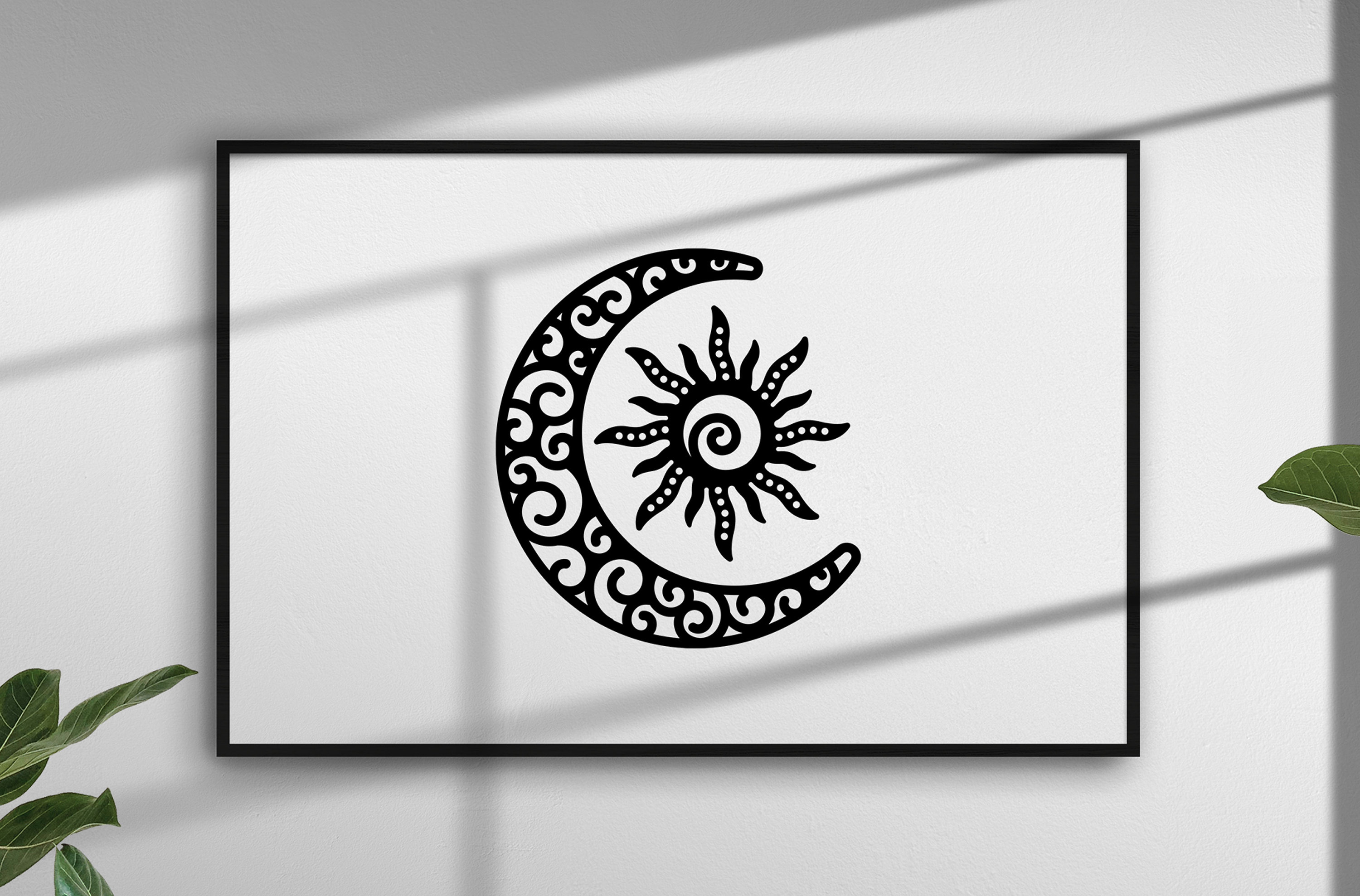 Sun & Moon SVG Celestial Sun SVG Celestial Moon SVG Sun and - Etsy