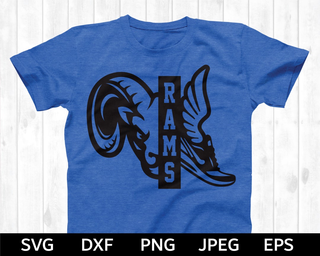 Rams Track and Field SVG, Rams SVG, Rams Cut File, Track and Field ...