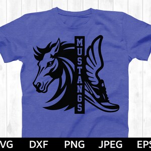 Mustangs Track and Field SVG, Mustangs SVG, Mustangs Cut File, Track ...