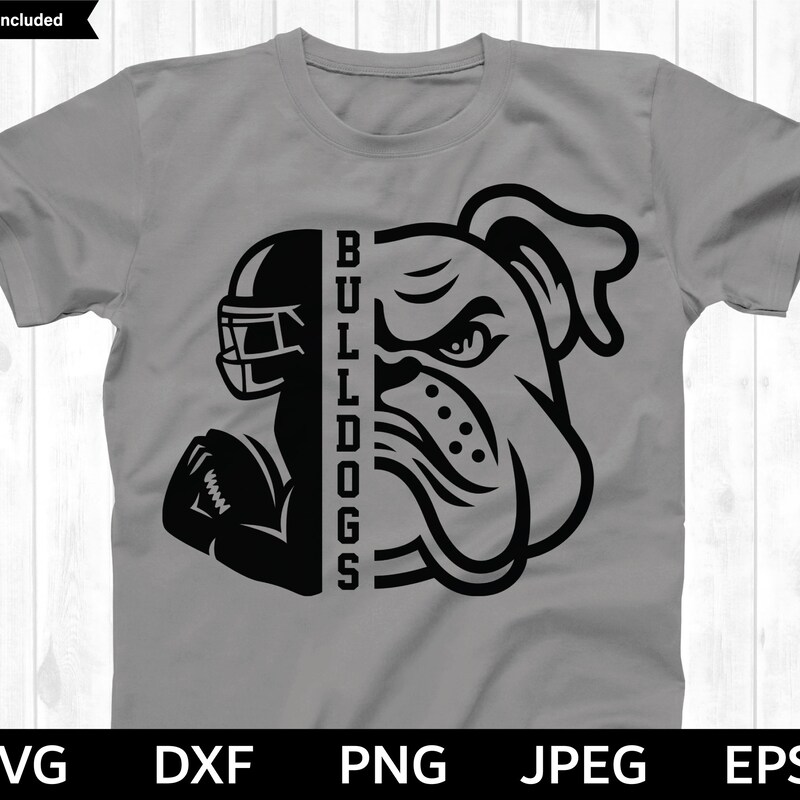 Bulldog Svg - Etsy