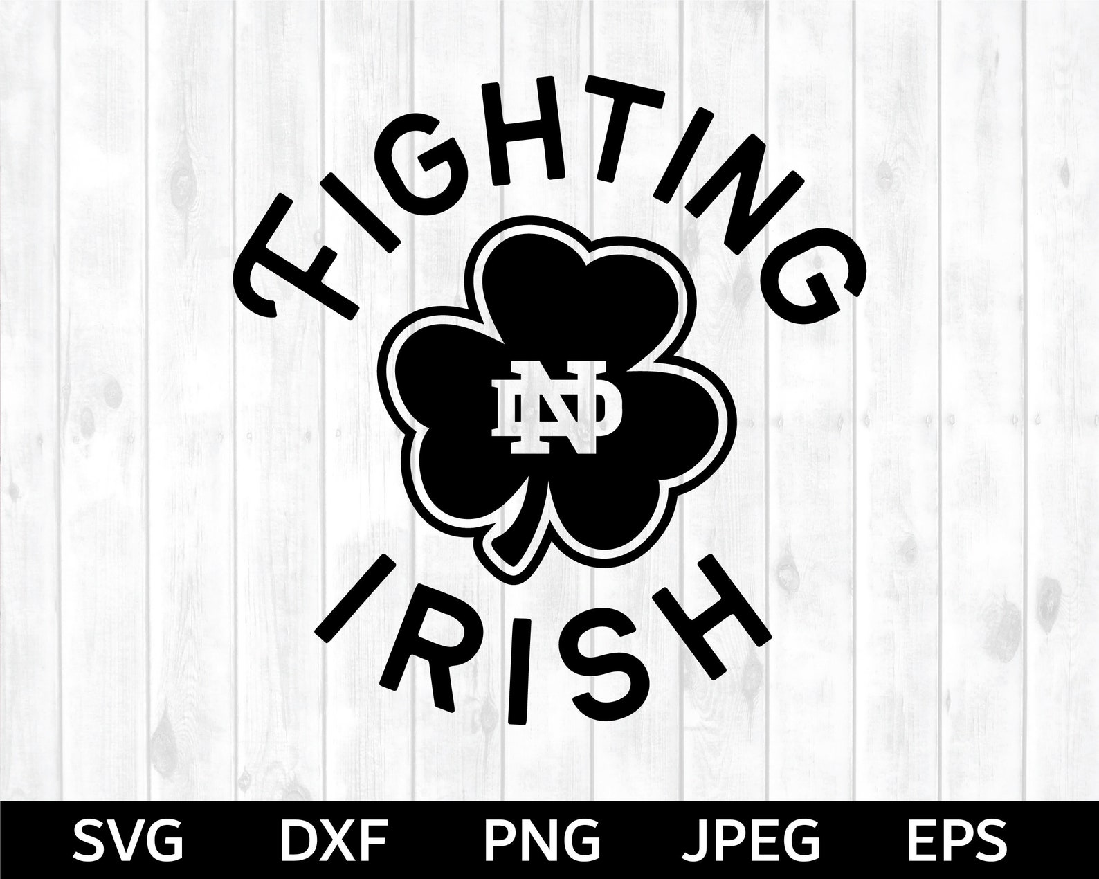 Fighting Irish SVG Notre Dame SVG Fighting Irish Silhouette | Etsy