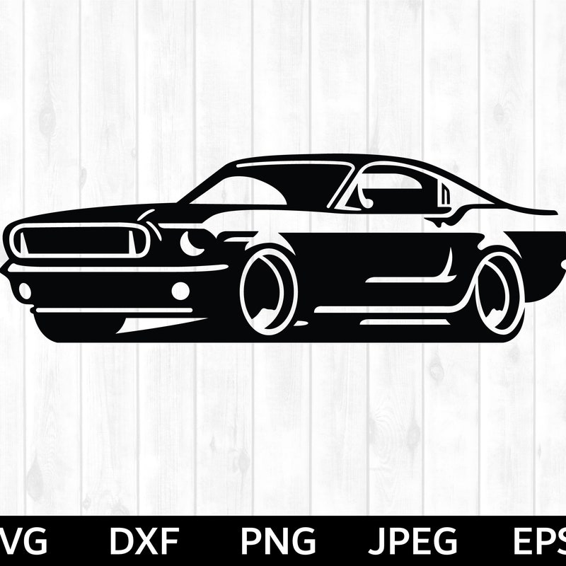 Ford Mustang Svg - Etsy