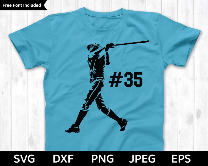 Baseball SVG Baseball Player SVG Baseball Cricut File - Etsy