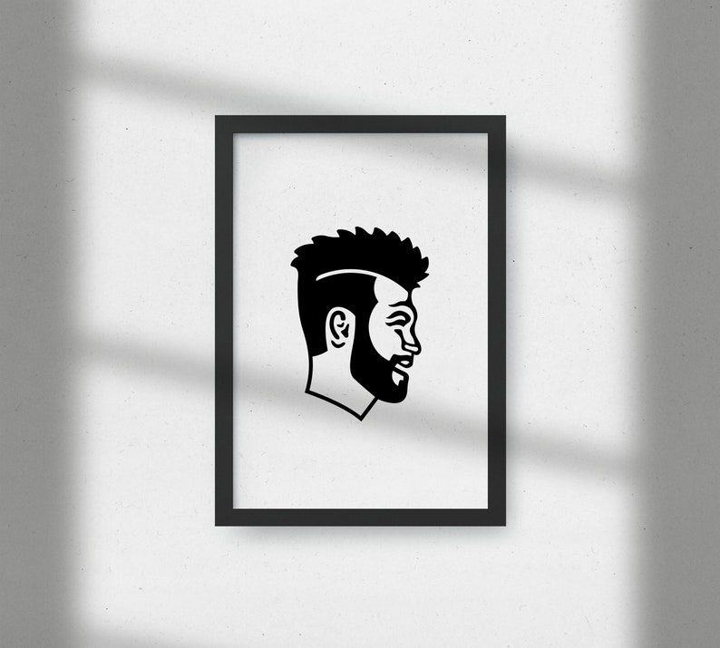 Man Profile SVG Man Silhouette SVG Head Profile Silhouette - Etsy