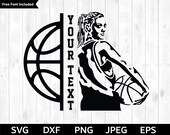 Girls Basketball SVG Basketball SVG Basketball Name Frame - Etsy
