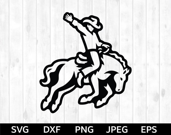 Cowboy Svg, Rodeo Svg, Cutfile Cricut Silhouette Cowboy Rodeo Clipart ...