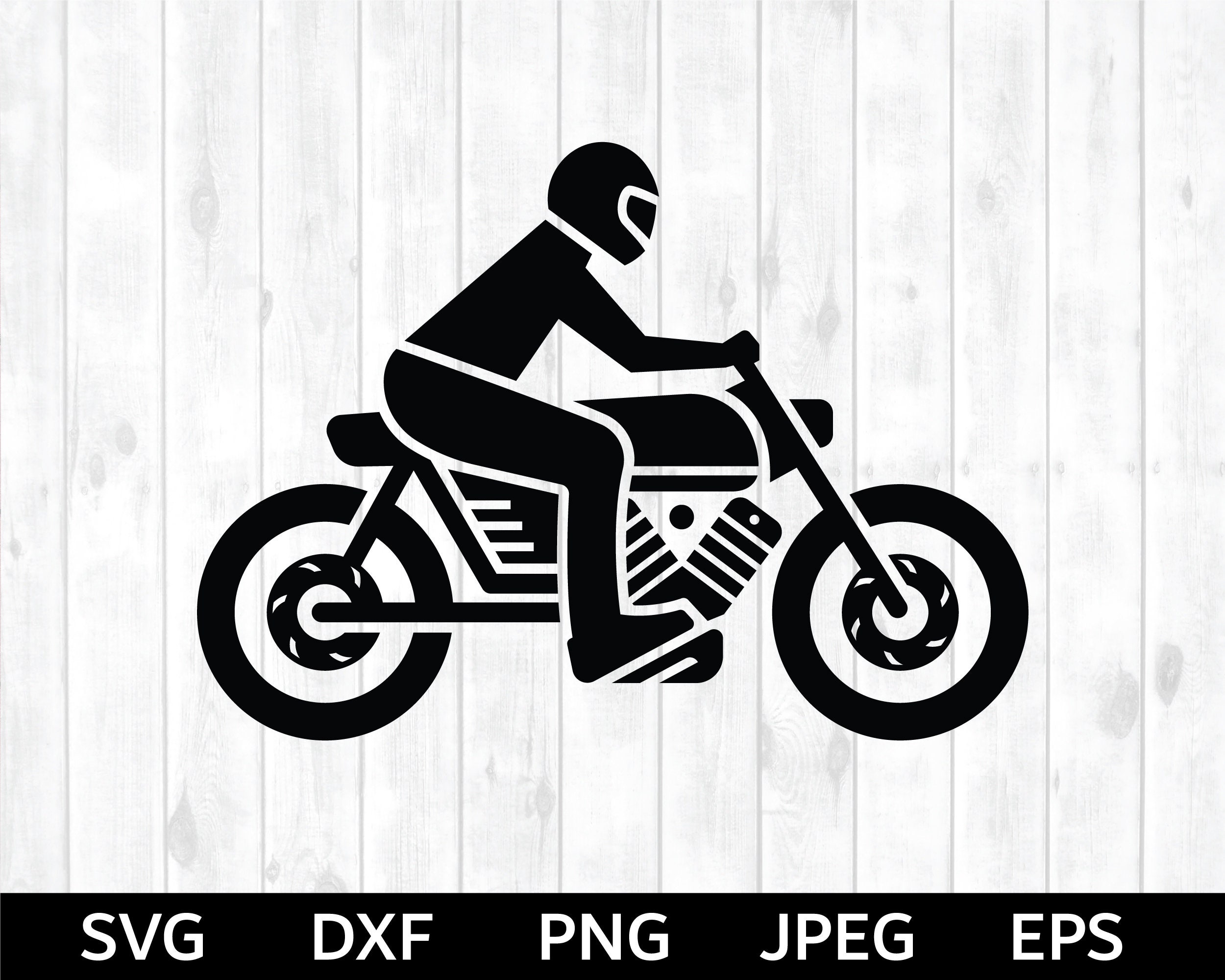 Motorcycle SVG Motorcycle Cut File Motorcycle Rider SVG | Etsy
