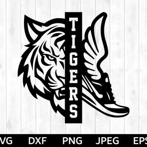 Tigers Track and Field SVG, Tigers SVG, Tigers Cut File, Track and ...