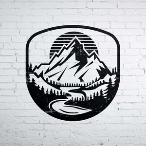 Outdoors Svg, Mountains Svg, Outdoors Svg Files for Cricut, Nature Svg ...