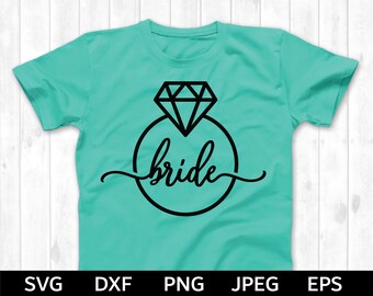 Bride Ring SVG JPG - Etsy