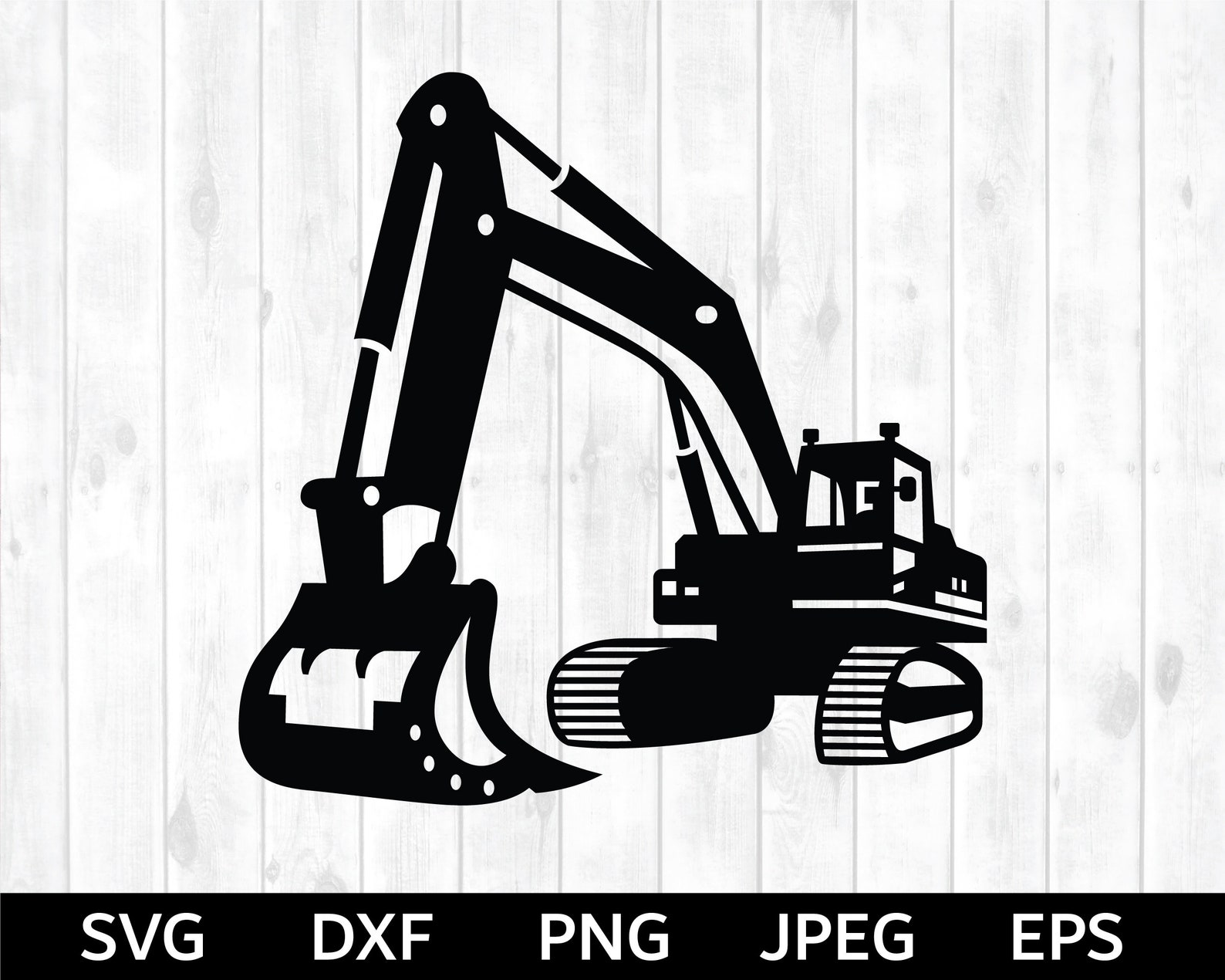 Bagger SVG, Bau SVG, Bagger geschnitten Datei - Etsy.de