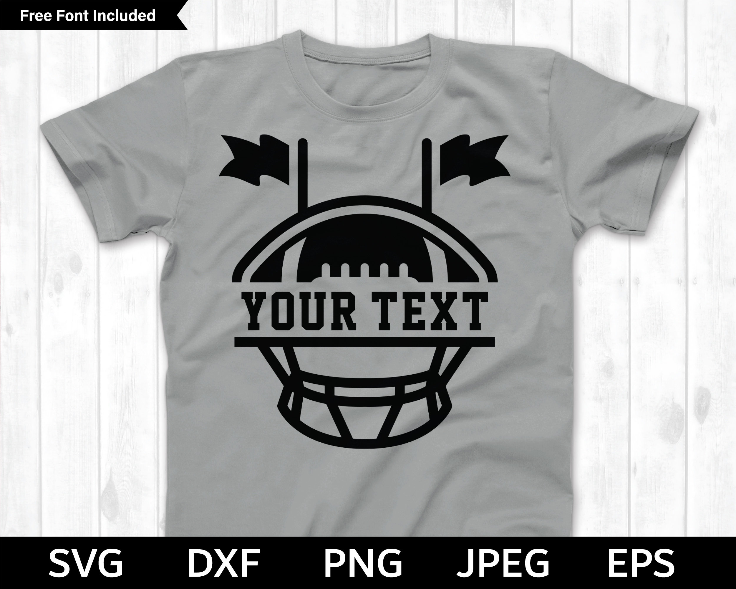 Football SVG Fantasy Football SVG Football Silhouette & | Etsy