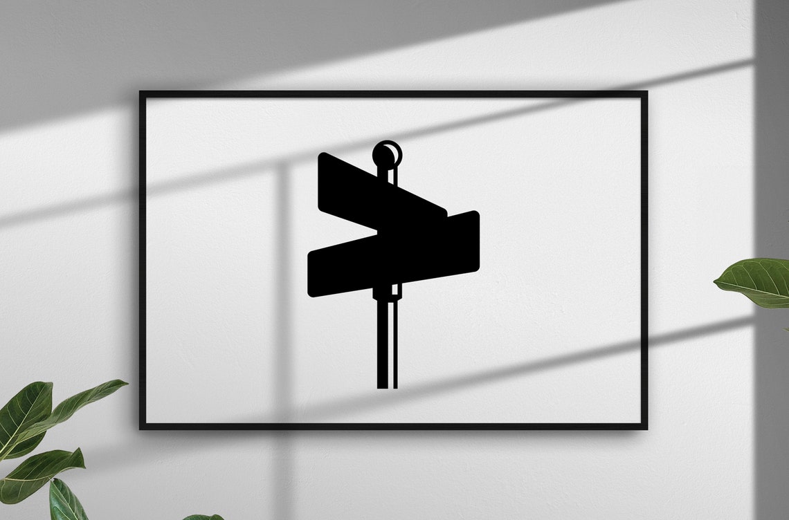 Street Sign SVG Street Sign cut file Customizable Street | Etsy