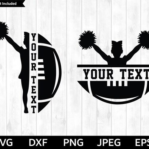 Cheer SVG Cheerleading Split SVG Cheerleading Silhouette & - Etsy