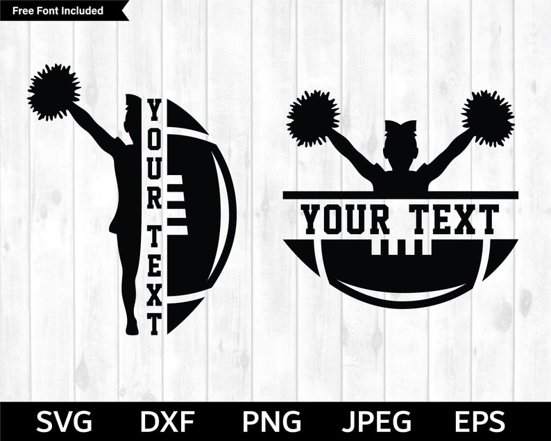 Cheer SVG, Cheerleading Split SVG, Cheerleading Silhouette & Cricut Cut ...