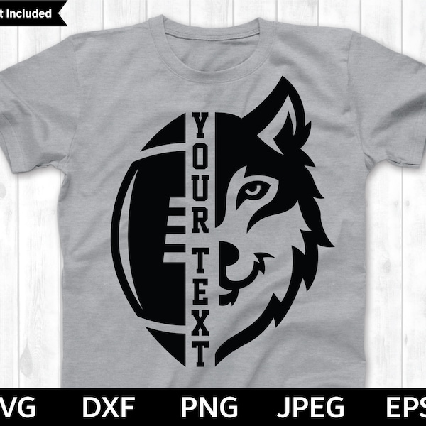 Longview Lobo Football Svg - Etsy Australia