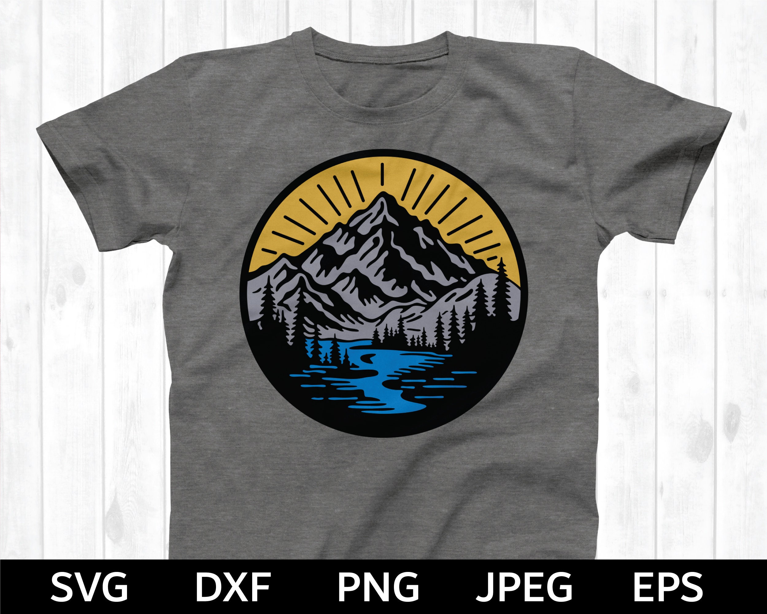 Outdoors Svg, Mountains Svg, Outdoors Svg Files for Cricut, Nature Svg ...