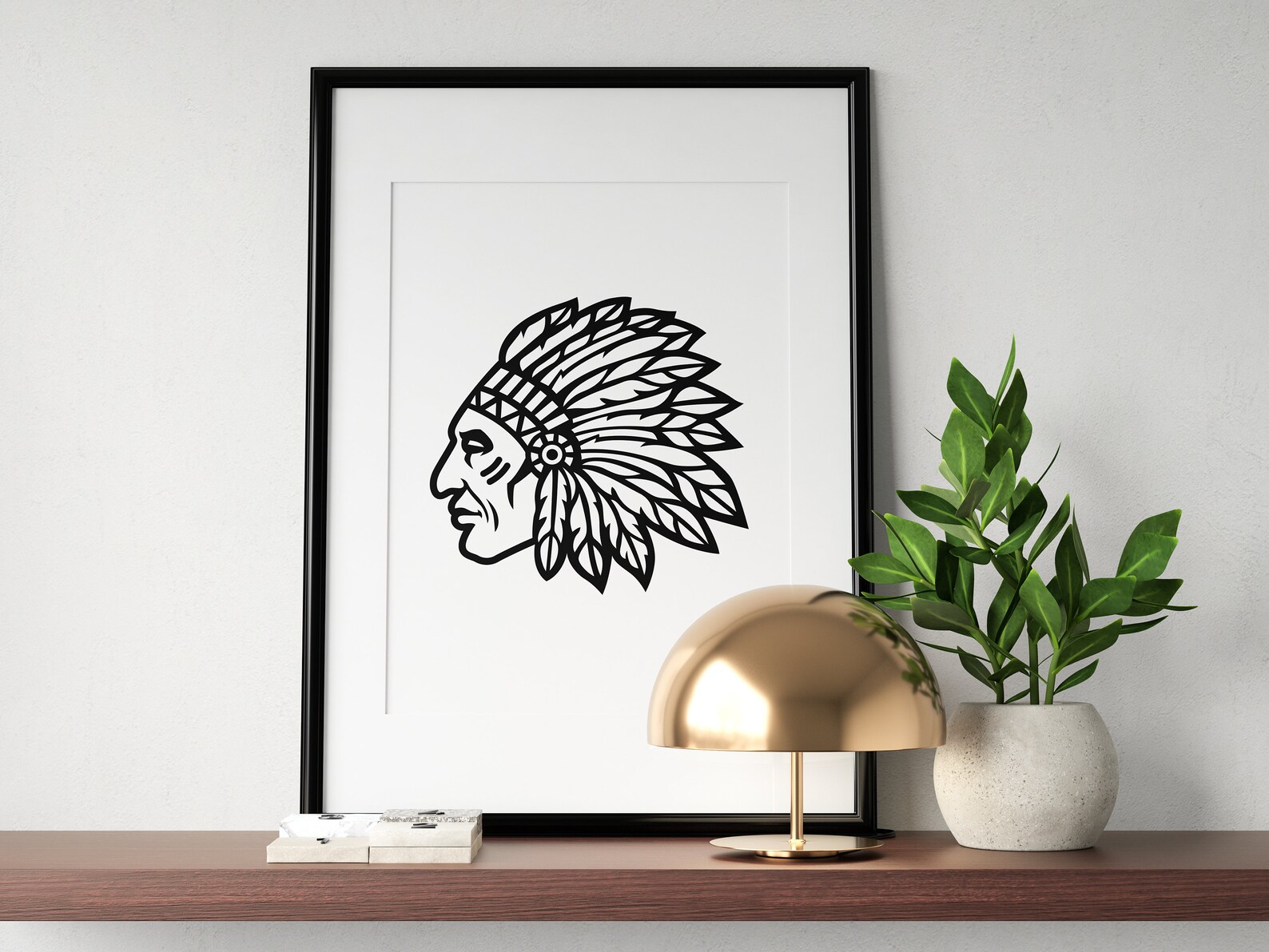 Native American SVG, Indian Chief SVG, Native American Headdress SVG - Etsy