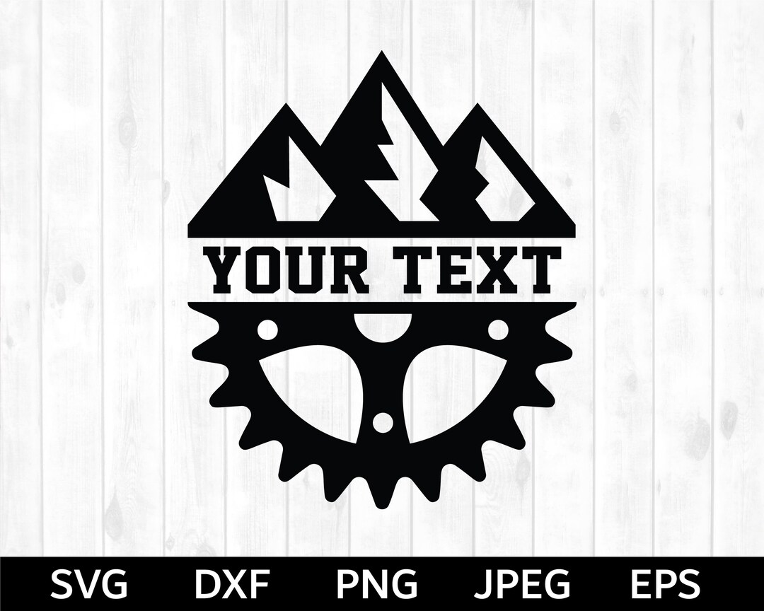 Mountains SVG, Mountain Bike SVG, Bike Gear SVG, Mountain Bike Cut File ...