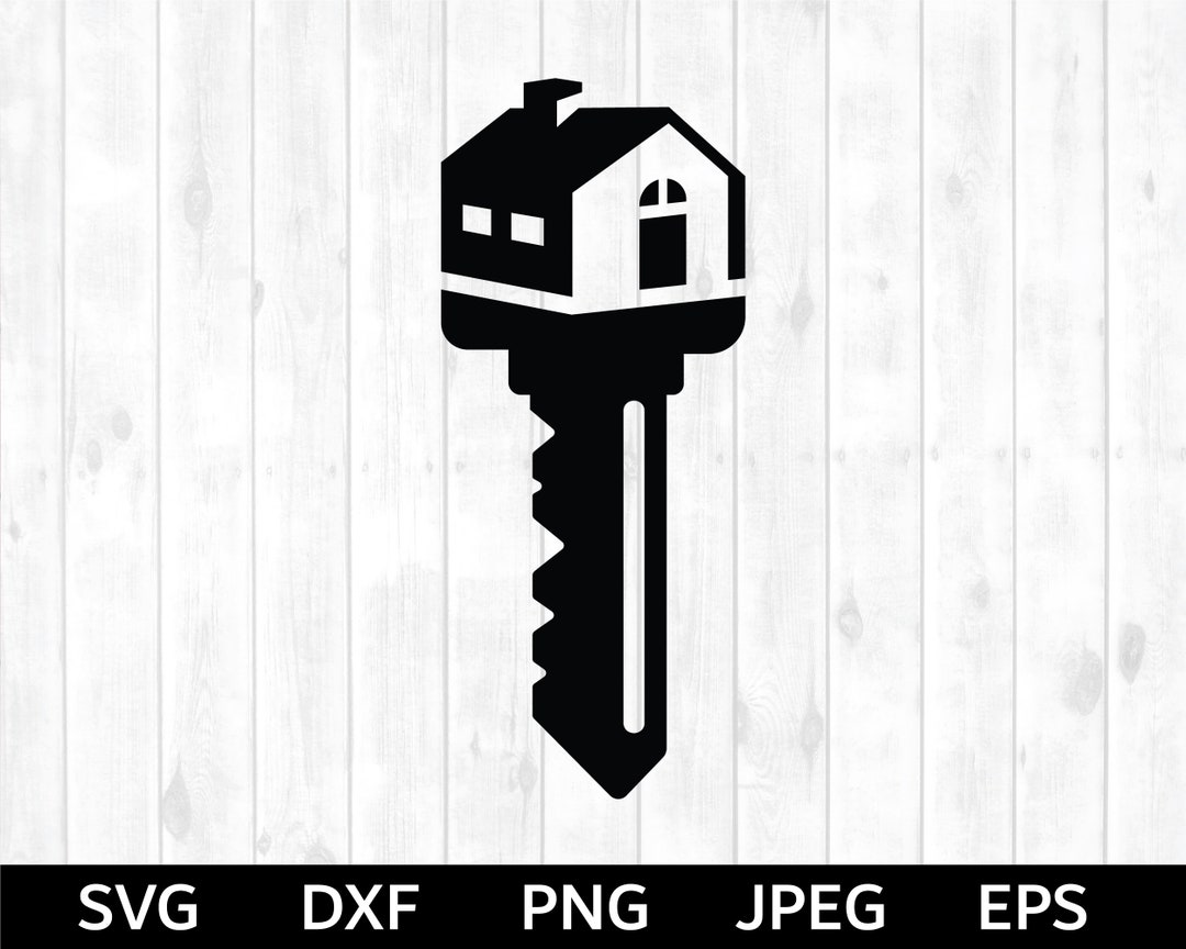 House Key SVG, Real Estate SVG, House Key Cute File - Etsy