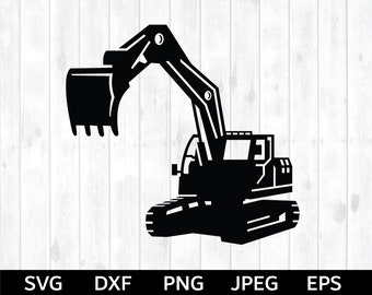 Excavator Laser Cut File - Etsy