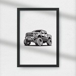 Ford Raptor SVG, Ford Raptor Png, Ford Raptor Silhouette & Cricut Cut ...