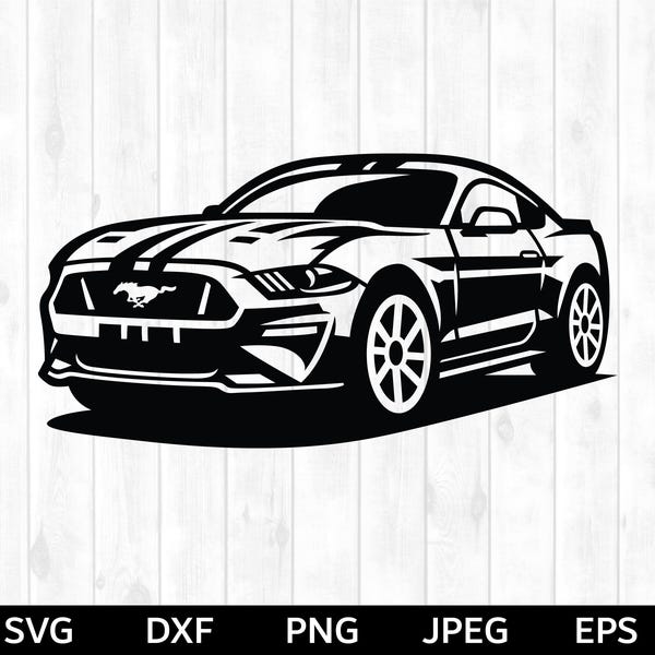 Mustang Svg - Etsy