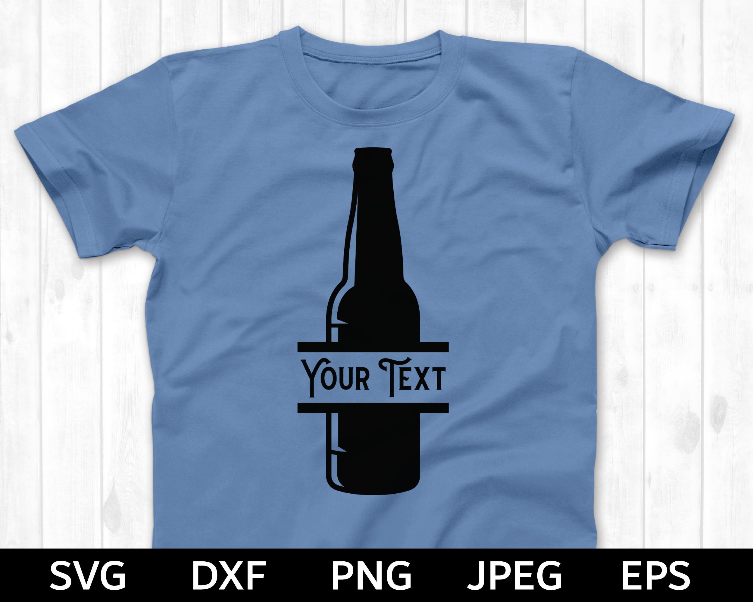 Beer Bottle SVG, Beer Bottle Monogram, Beer Bottle Name Frame, Beer ...