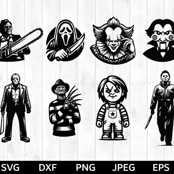 Horror Movie Svg - Etsy