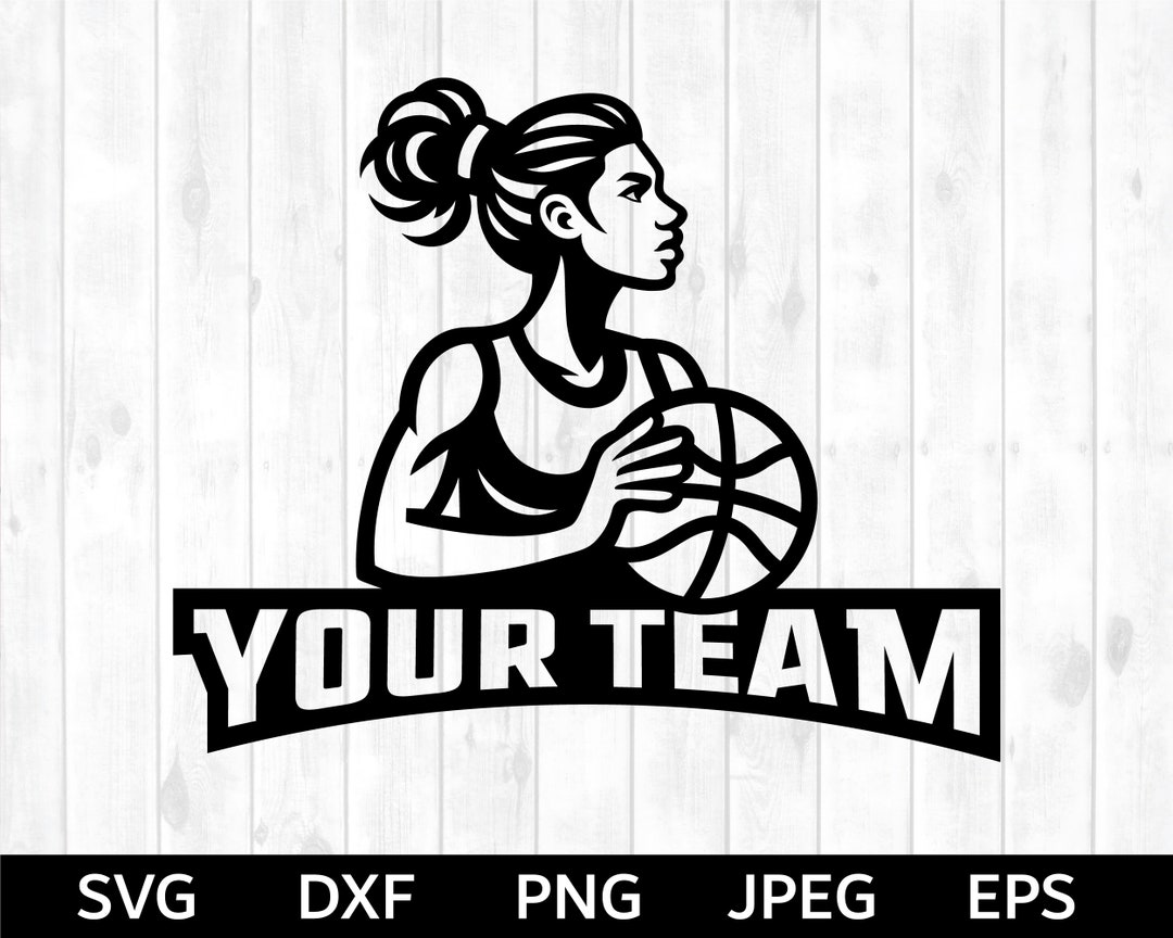 Custom Basketball SVG, Girls Basketball SVG, Basketball Cut File ...